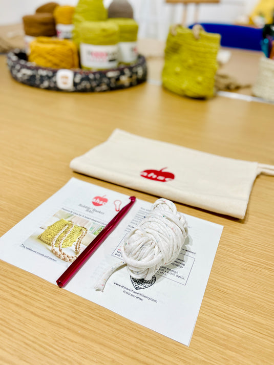 Bobble Basket Bag (Right Handed) "how to" videos – A heart shaped cherry